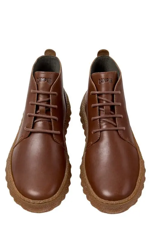 Camper Ground Leather Desert Boot - Brown