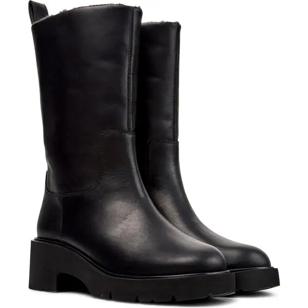 Camper Milah Leather Boot - Black