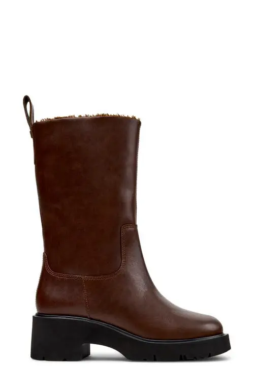 Camper Milah Leather Boot - Medium Brown