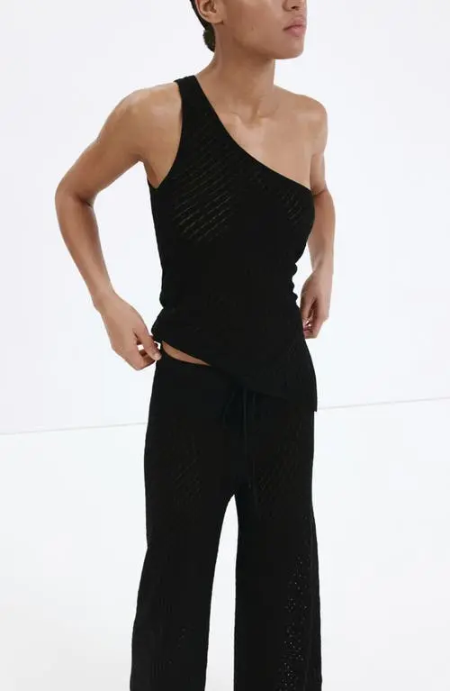 Mango Straight Leg Knit Pants