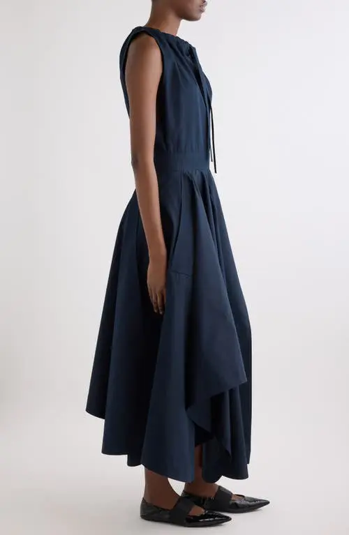 Givenchy Asymmetric Long Dress With Bow