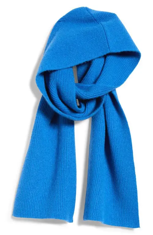 Deluc Gentle Hooded Scarf - Cyan