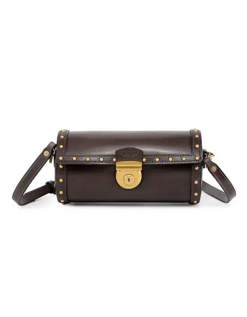 OLD TREND Oranda Genuine Leather Structured Barrel Bag