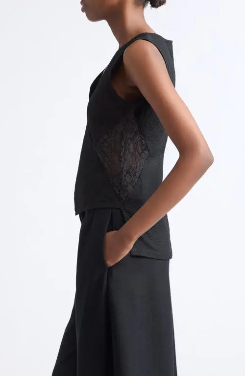 KUR Asymmetrical V-neck Top