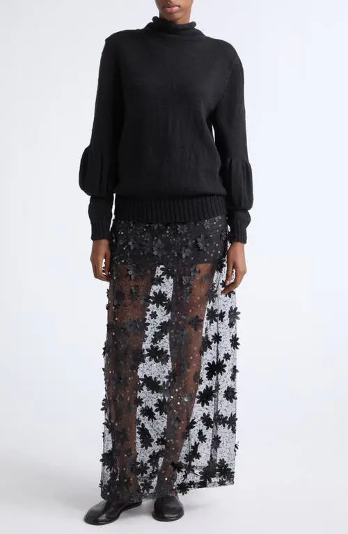 KUR Hand Knitted Norwegian Wool Turtleneck Sweater