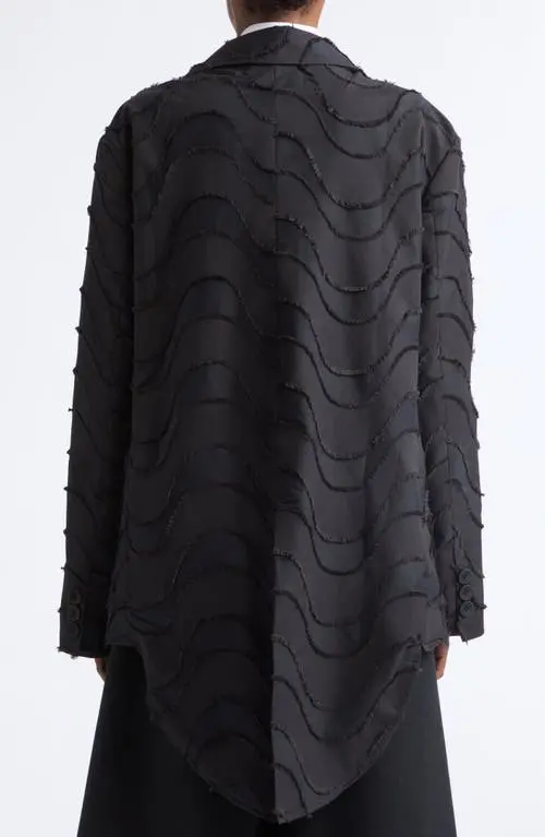 KUR Single Breasted Jacquard Tailcoat Jacket