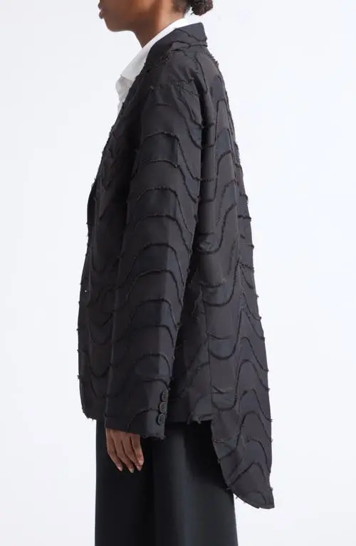 KUR Single Breasted Jacquard Tailcoat Jacket