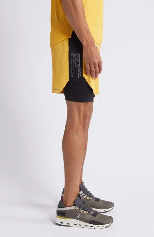 ASRV Aerotex Hybrid Liner Shorts - Amber/black