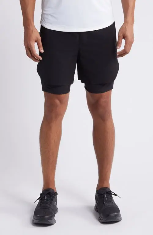 ASRV Aerotex Hybrid Liner Shorts - Black/black