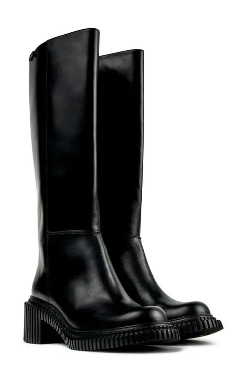 Camper Pix London Leather High Boot - Black