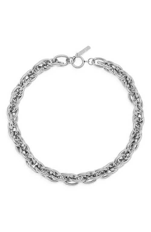 JUSTINE CLENQUET Cara Choker - Palladium