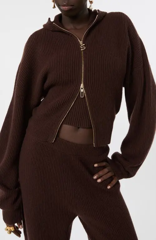 Sportmax Balco Wool & Cashmere Zip Cardigan