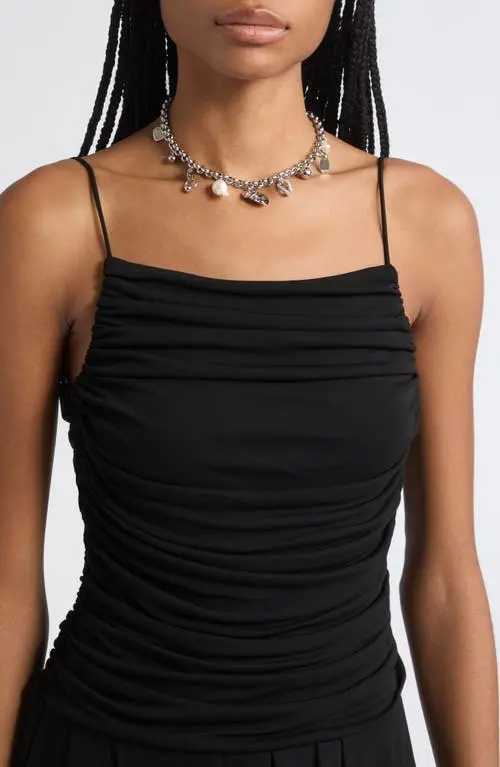 JUSTINE CLENQUET Agyness Charm Necklace