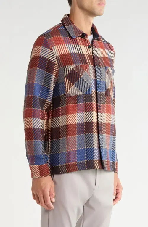 WAX LONDON Whiting Oversize Pike Check Button-up Shirt Jacket