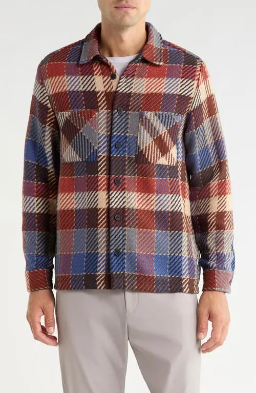 WAX LONDON Whiting Oversize Pike Check Button-up Shirt Jacket