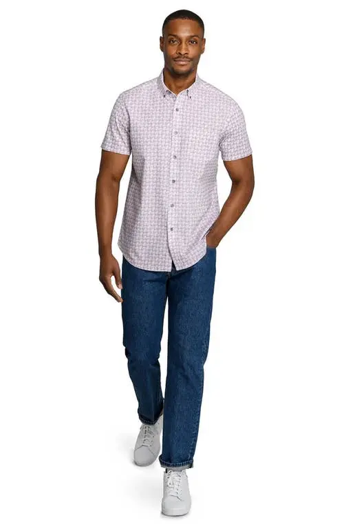 W.R.K Faded Square Short Sleeve Button-down Shirt