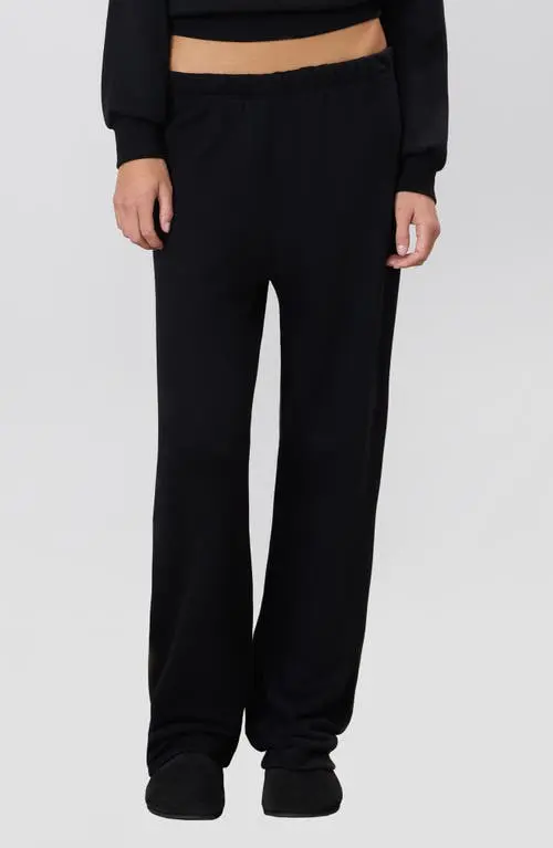 Eterne Straight Leg Sweatpants - Black