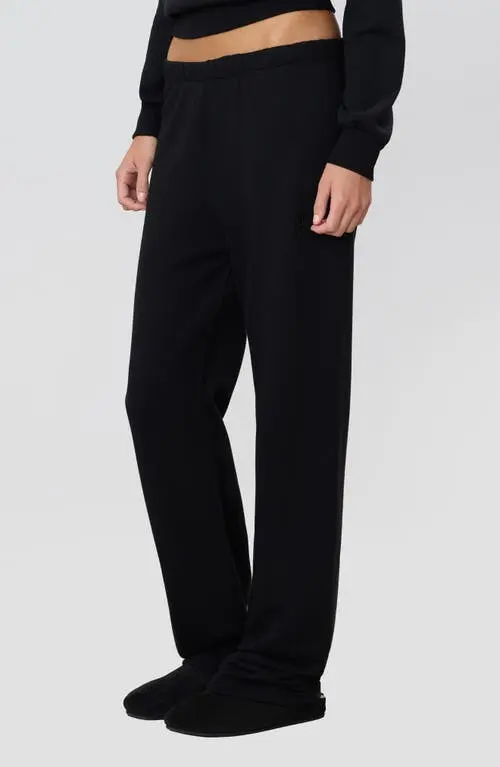 Eterne Straight Leg Sweatpants - Black