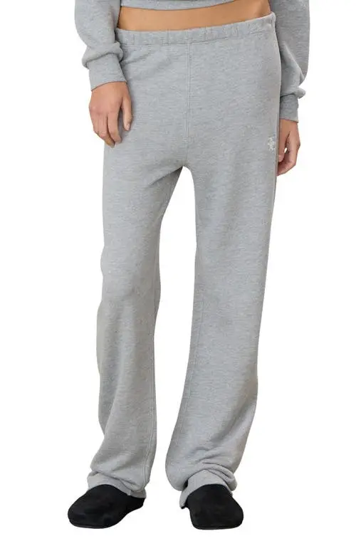 Eterne Straight Leg Sweatpants - Heather Grey