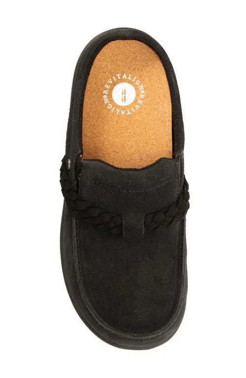 REVITALIGN Siesta Braidy Orthotic Mule - Black