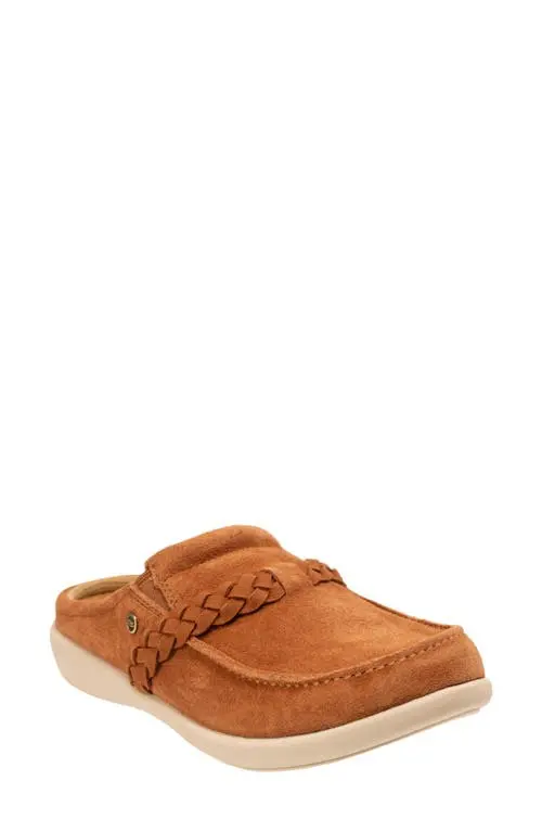 REVITALIGN Siesta Braidy Orthotic Mule - Caramel