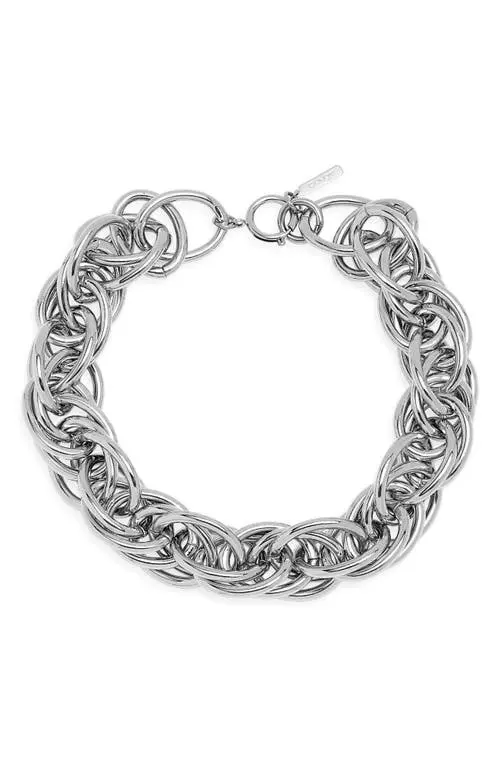 JUSTINE CLENQUET Cara Xl Choker - Palladium