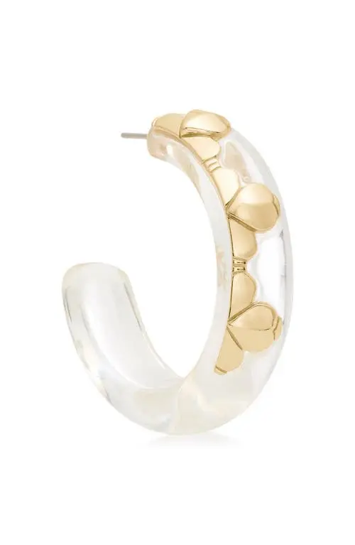 Kate Spade New York Lucite Hoop Earrings