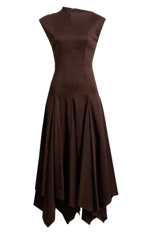 Black Halo Eloidie Asymmetric Maxi Dress