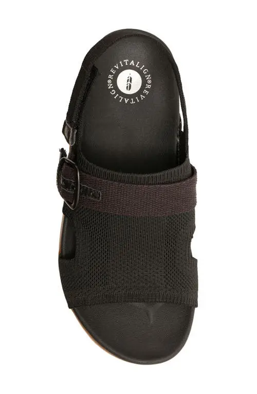 REVITALIGN Remi Arch Support Flatform Sandal - Black