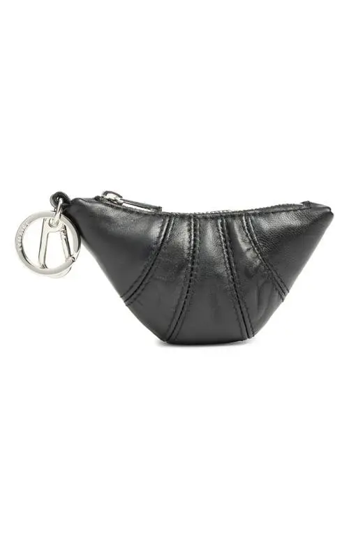 LEMAIRE Mini Leather Croissant Key Ring