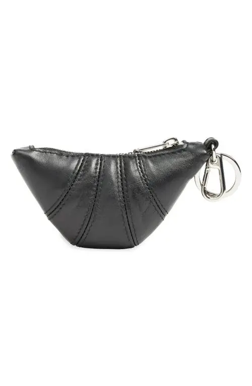 LEMAIRE Mini Leather Croissant Key Ring