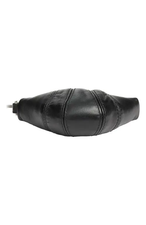 LEMAIRE Mini Leather Croissant Key Ring