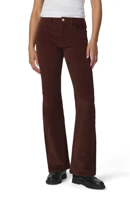 Joe's Jeans Inez High Waist Bootcut Corduroy Jeans - Chocolate