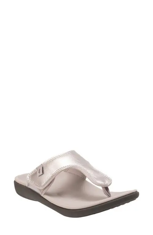 REVITALIGN Coco Flip Flop - Silver
