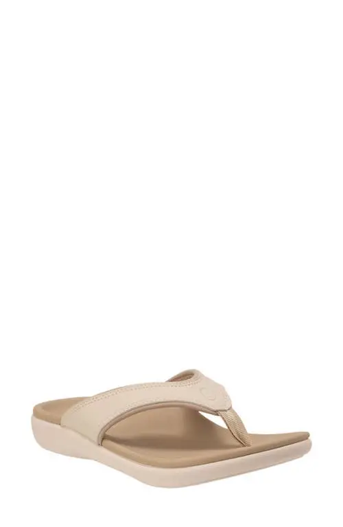REVITALIGN Yumi Arch Support Flip Flop - Stone