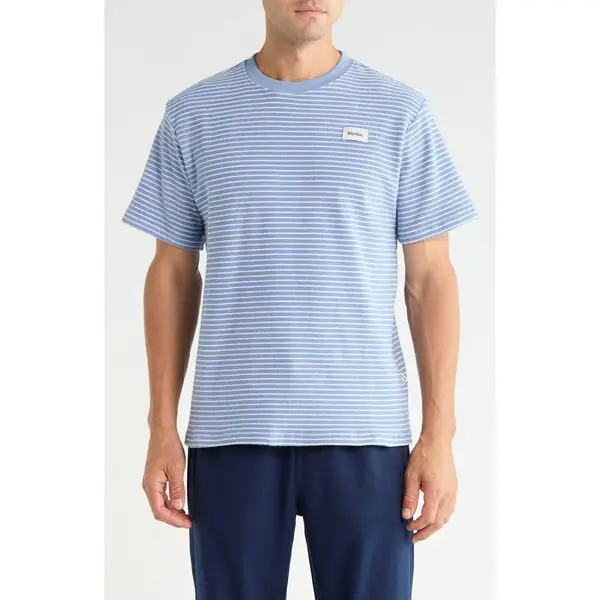 RHYTHM Stripe Cotton Blend Terry T-shirt