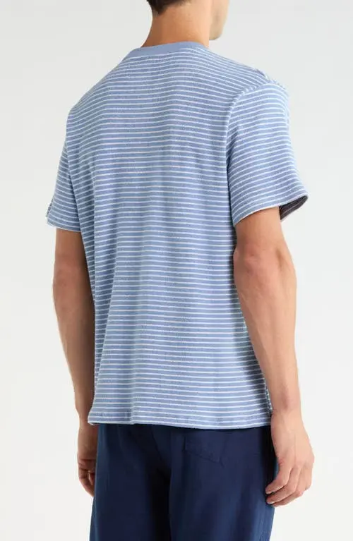 RHYTHM Stripe Cotton Blend Terry T-shirt