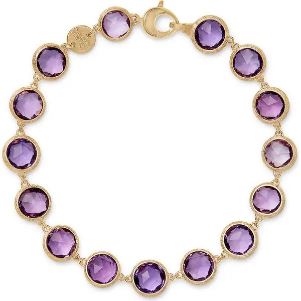 Marco Bicego Jaipur Color Amethyst Bracelet - Gold
