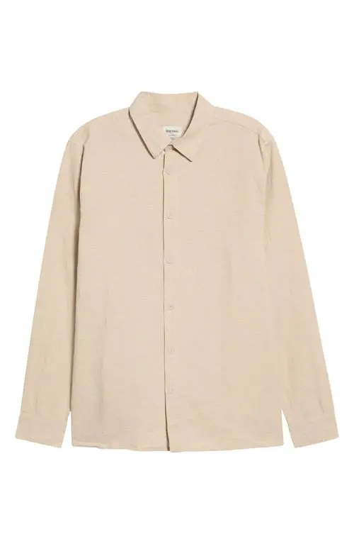 RHYTHM Classic Linen & Cotton Button-up Shirt