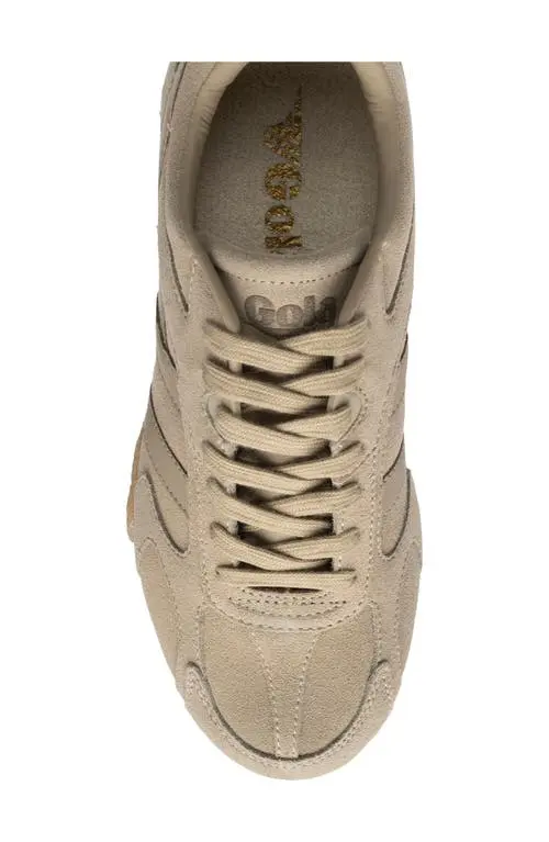 Gola Corva Leather Sneaker - Bone/bone/gum