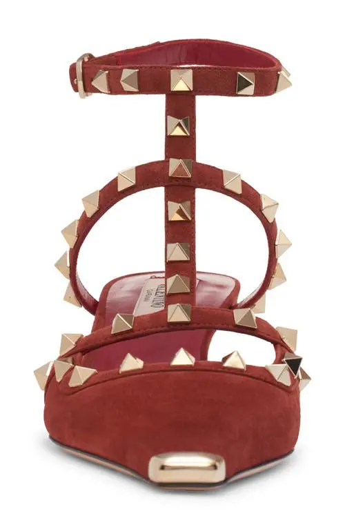 Valentino Garavani Rockstud Ankle Strap Pump
