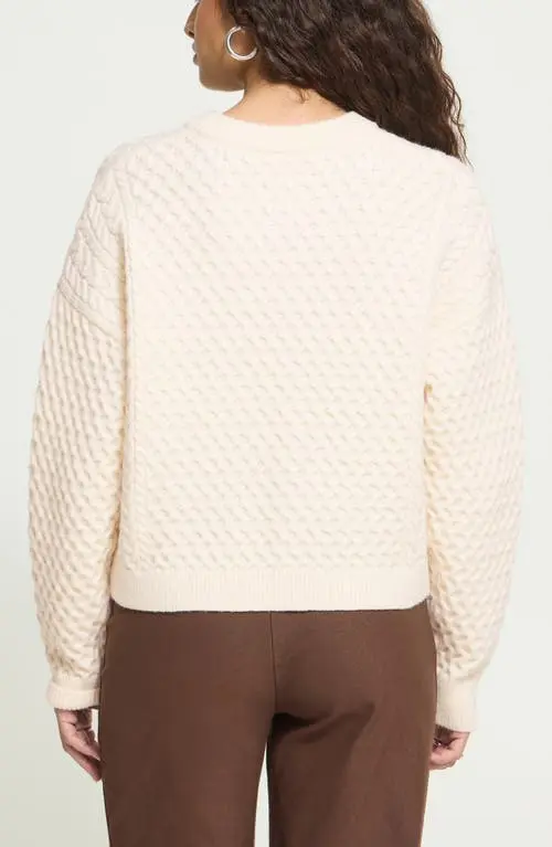 ICHI Ihdamina Cable Knit Cardigan