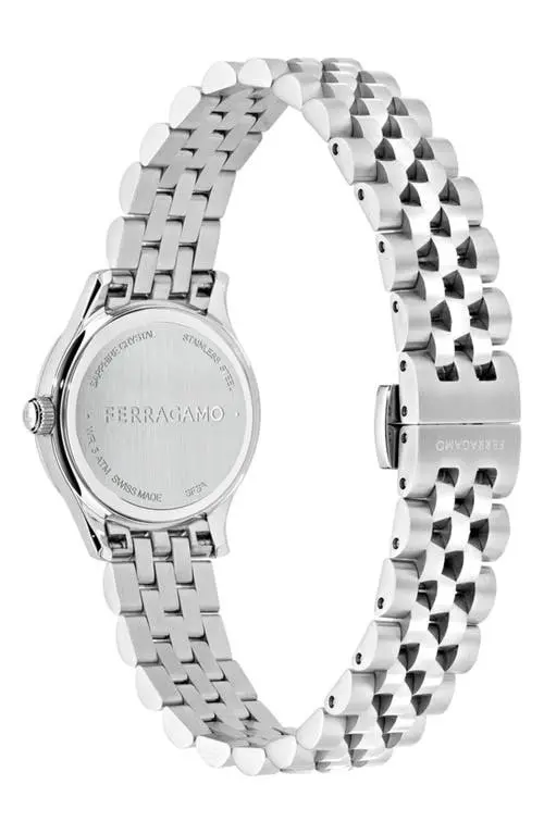 FERRAGAMO Duo Mini Bracelet Watch - Blue/stainless Steel