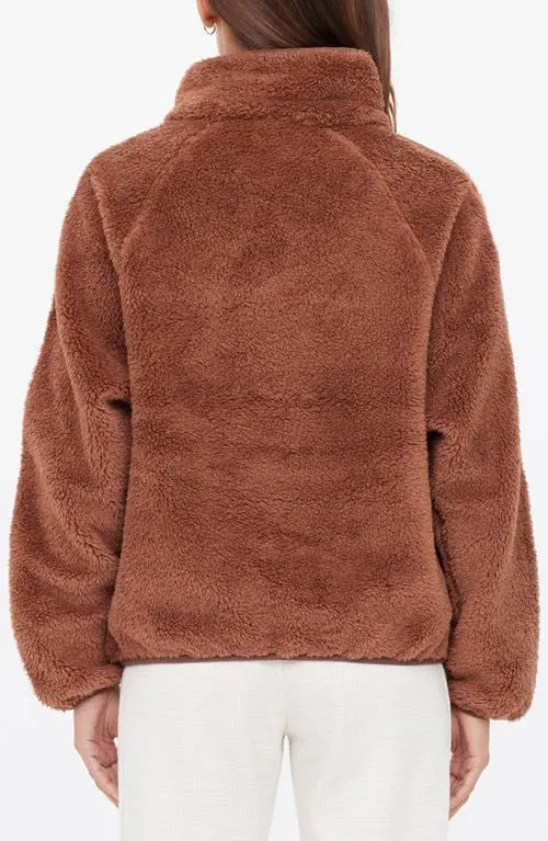 The Upside Harlow Quarter Zip Fleece Pullover