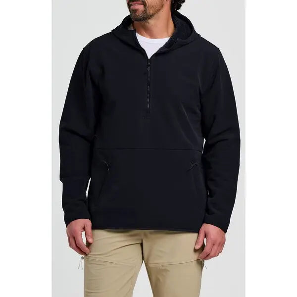FREE FLY Stretch Fleece Anorak - Black