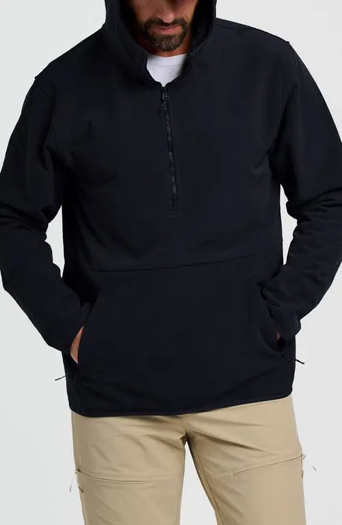 FREE FLY Stretch Fleece Anorak - Black