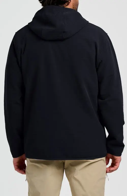 FREE FLY Stretch Fleece Anorak - Black