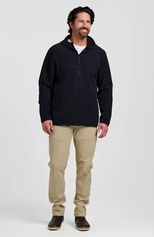 FREE FLY Stretch Fleece Anorak - Black