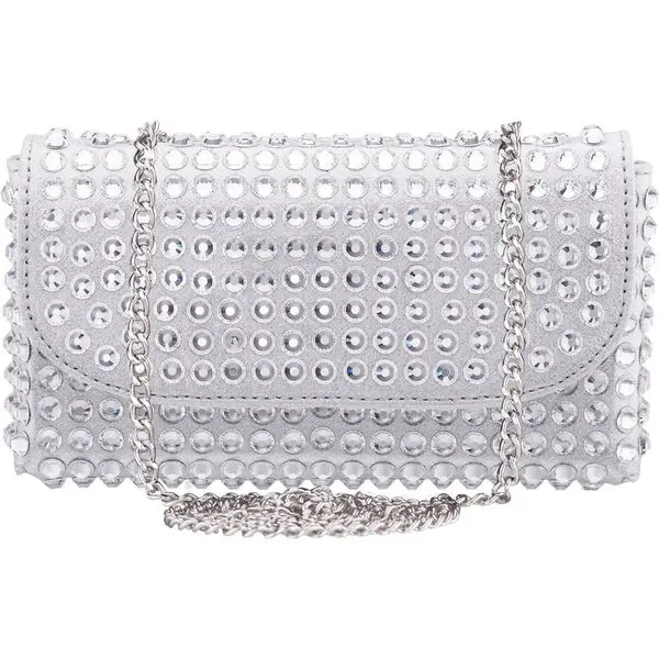 Nina Bixby Clutch - Silver