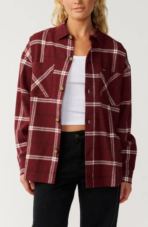 Rip Curl Venture Flannel Shirt - Dark Plum